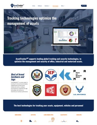 Tracking Technologies for office, industrial & heavy equipment | PDF