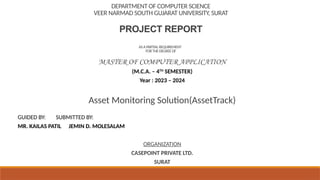 MCA final year project report on AssetTrack Solutions.pptx