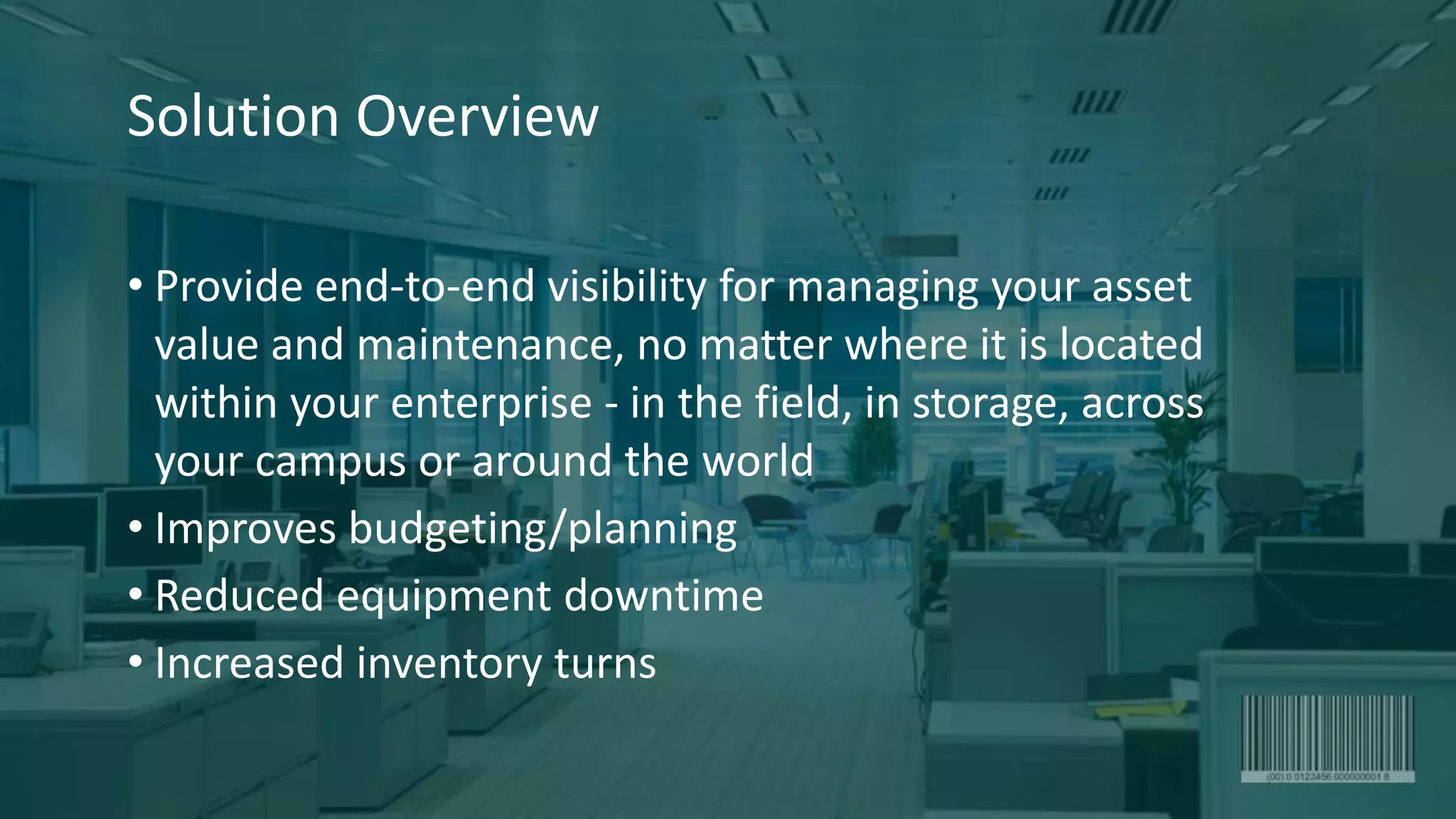 AssetTrax - Fixed Asset Management Solution | PPTX