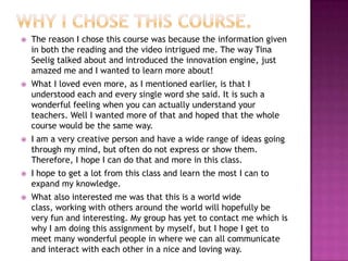 Getting to know me! Assg. 1 | PPT