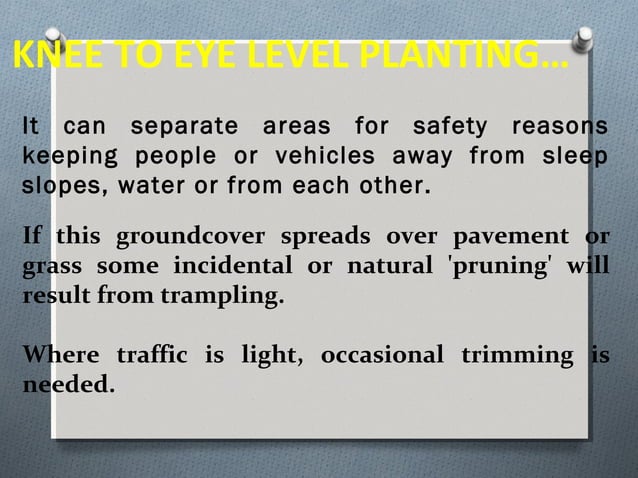 lecture 4 : types of planting design | PPT | Gardening | Home & Garden