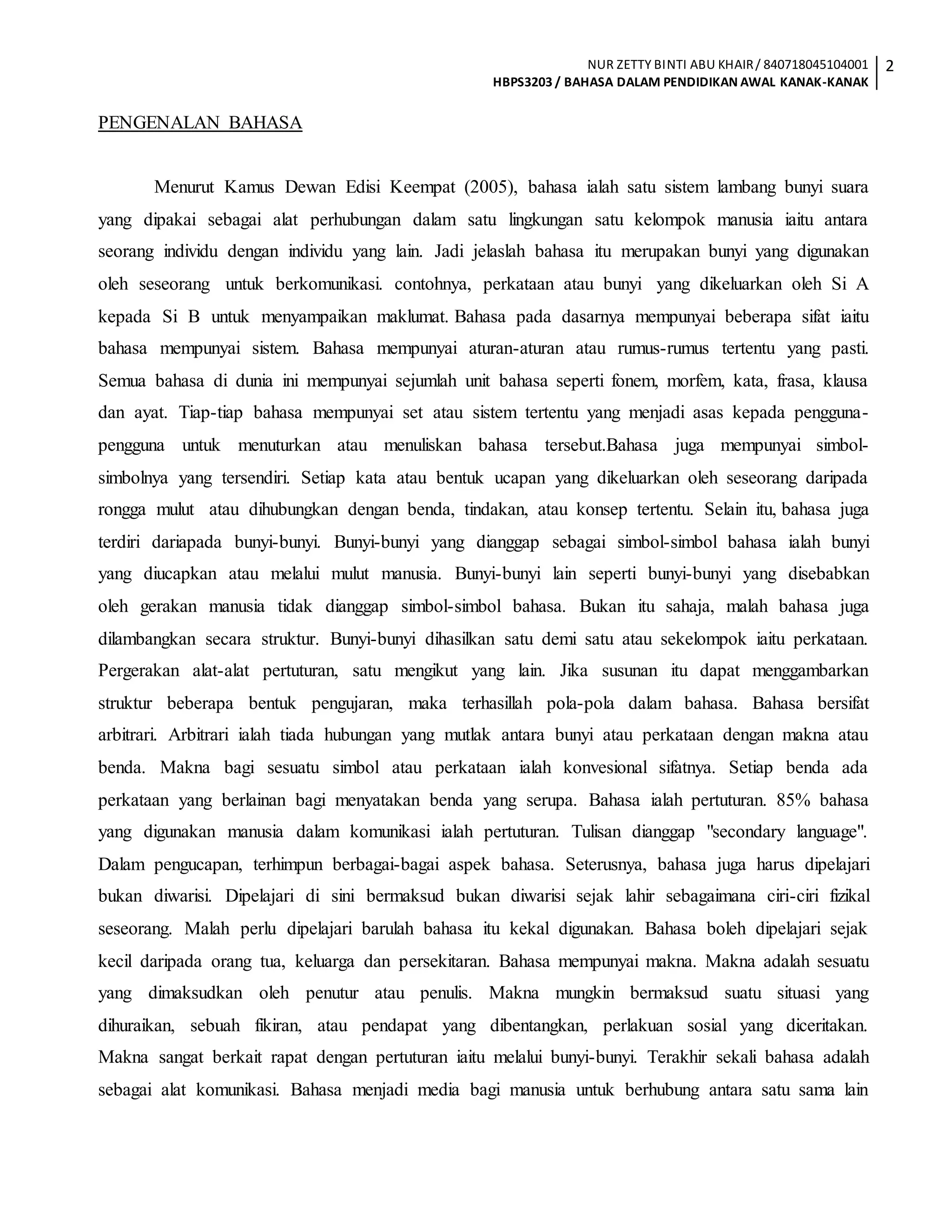 Assgment membaca | PDF