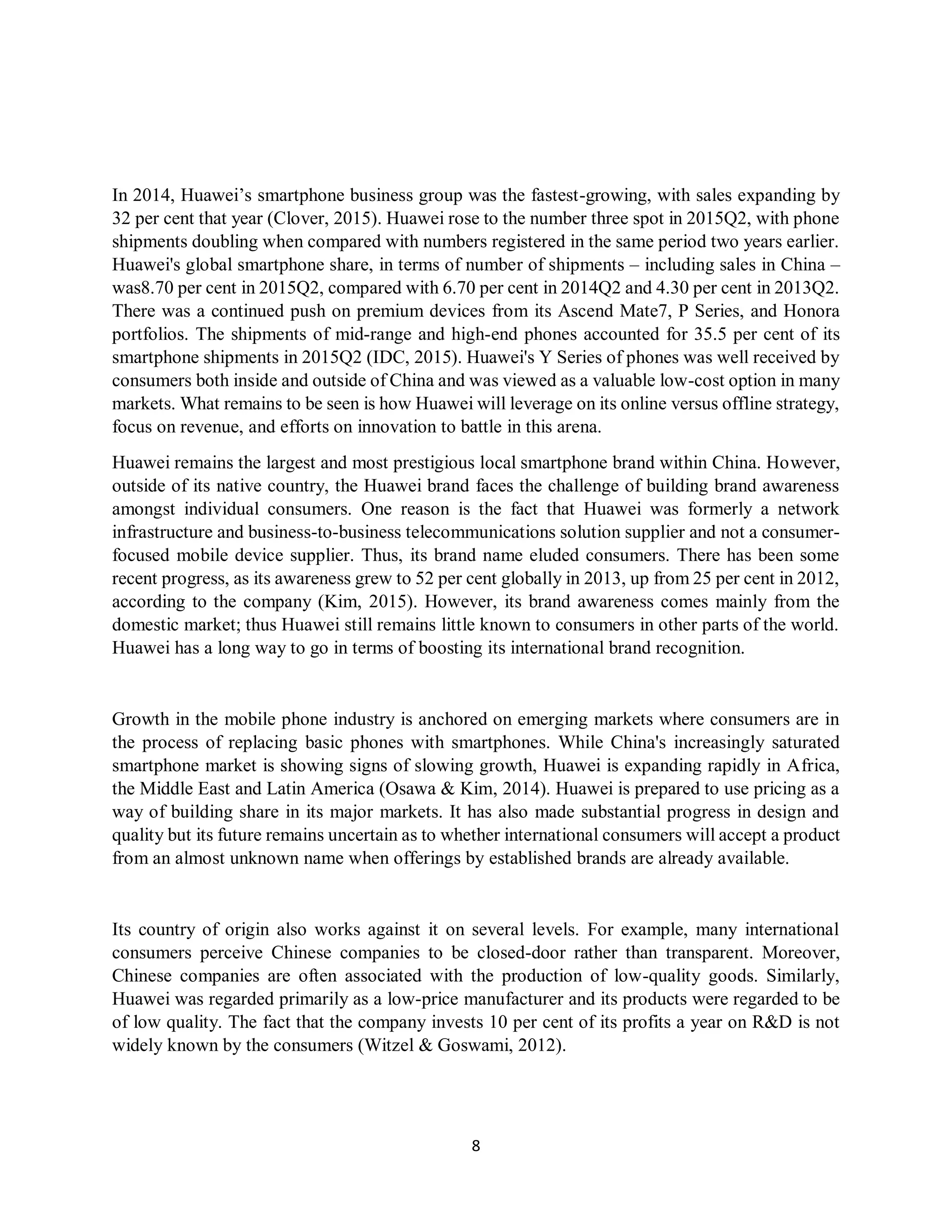 success history of HUAWEI | PDF