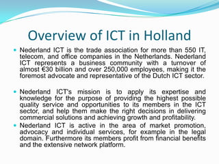 ICT İN HOLLAND | PPT