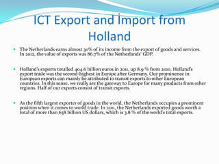 ICT İN HOLLAND | PPT