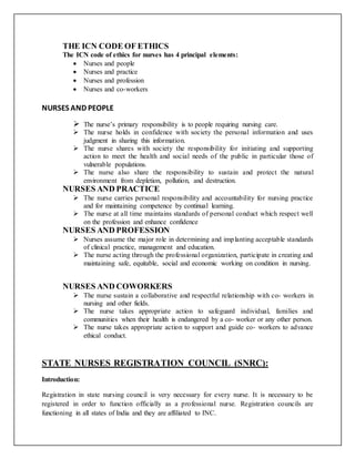 Role of regulatory bodies | DOCX