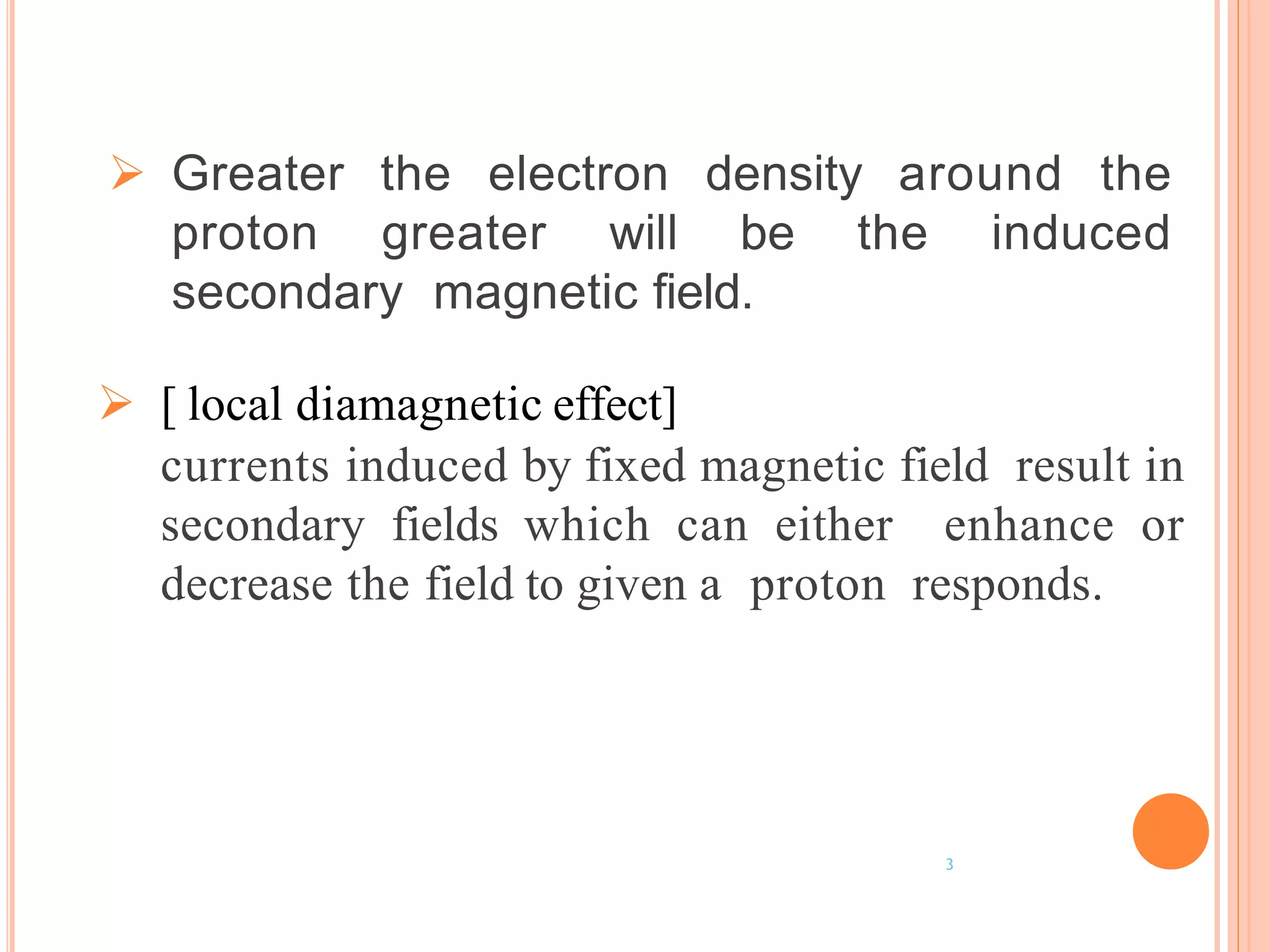NMR- Diamagnetic Anisotropy and its effect on chemical shift | PPTX