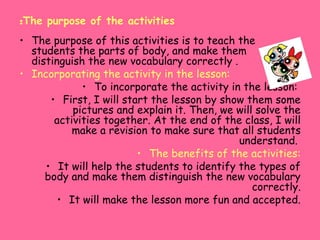 My Body | PPT | Education