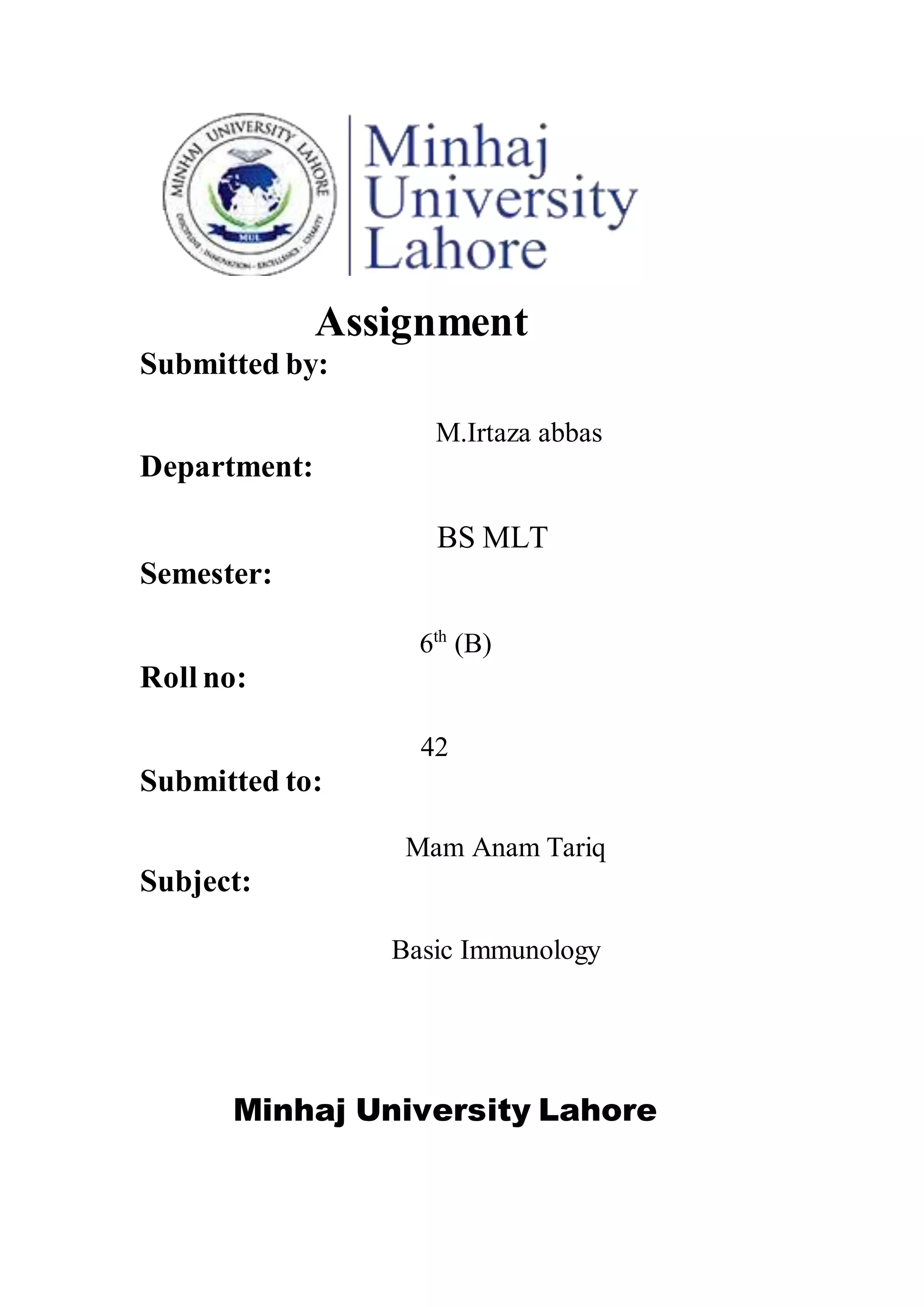 Antigen presenting cells | DOCX