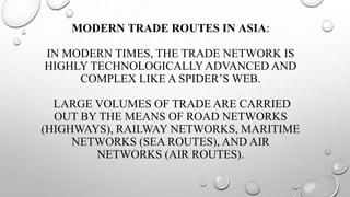 major trade route | PPTX