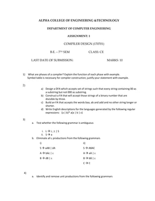 Assigment1 | PDF