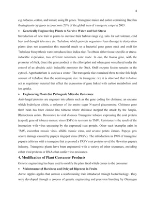 Application Of Genetic Engineering In Industrial Microbiology And ...