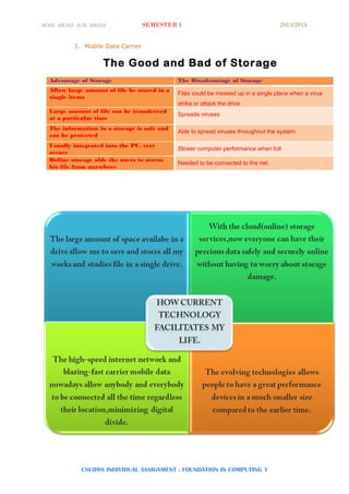 CSC098 Storage Note | PDF