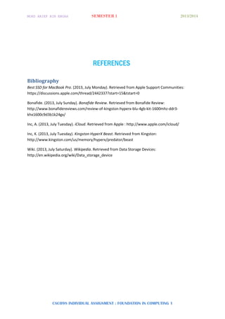 CSC098 Storage Note | PDF