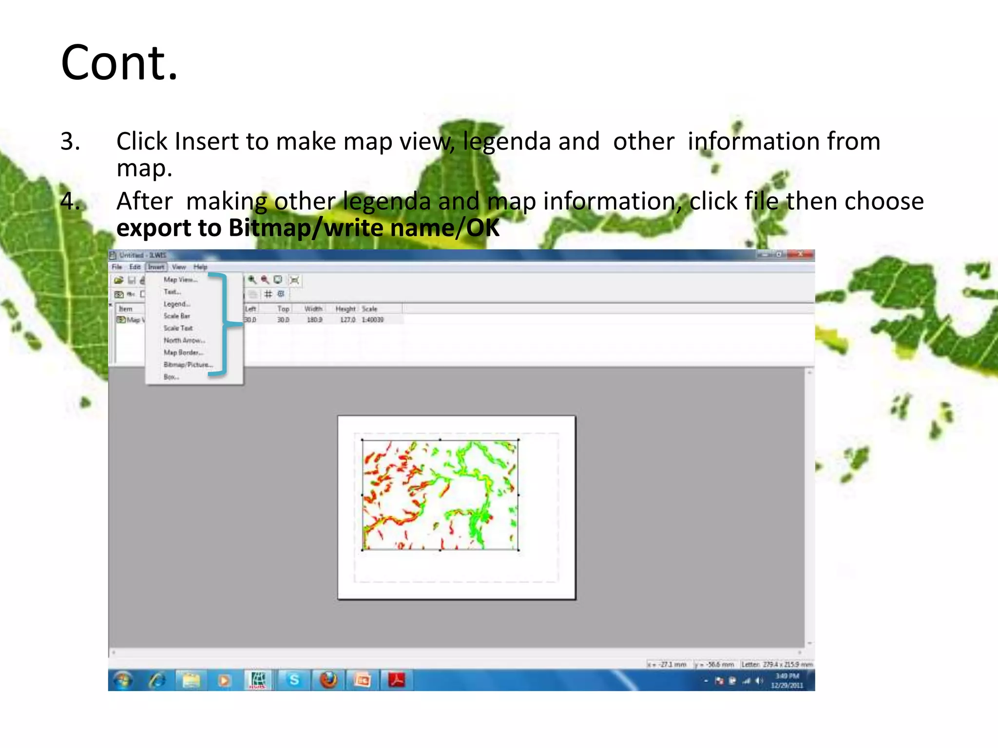 spatial anaylisi using ilwis | PPT