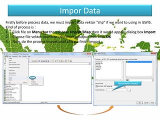 spatial anaylisi using ilwis | PPT