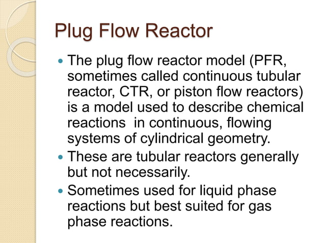chemical reactors | PPT
