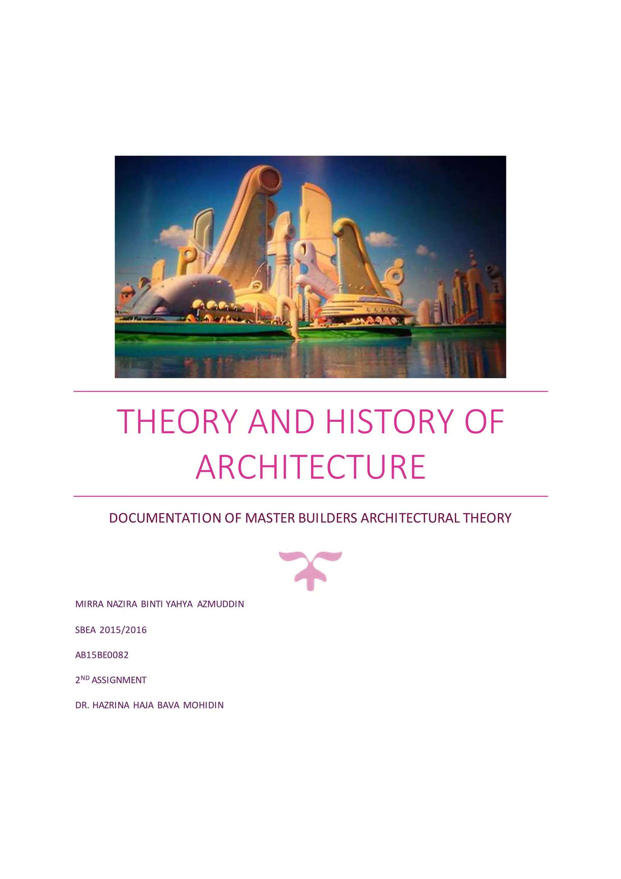 MASTER BUILDERS ARCHITECTURAL THEORY; Frank Lloyd Wright & Le Corbusier ...