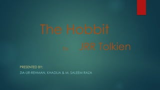 ASSIGNMENT of THE HOBBIT PPT.......pptx
