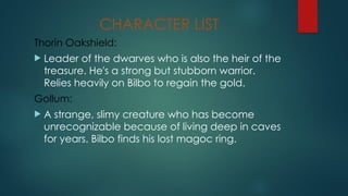ASSIGNMENT of THE HOBBIT PPT.......pptx