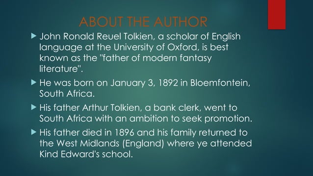 ASSIGNMENT of THE HOBBIT PPT.......pptx