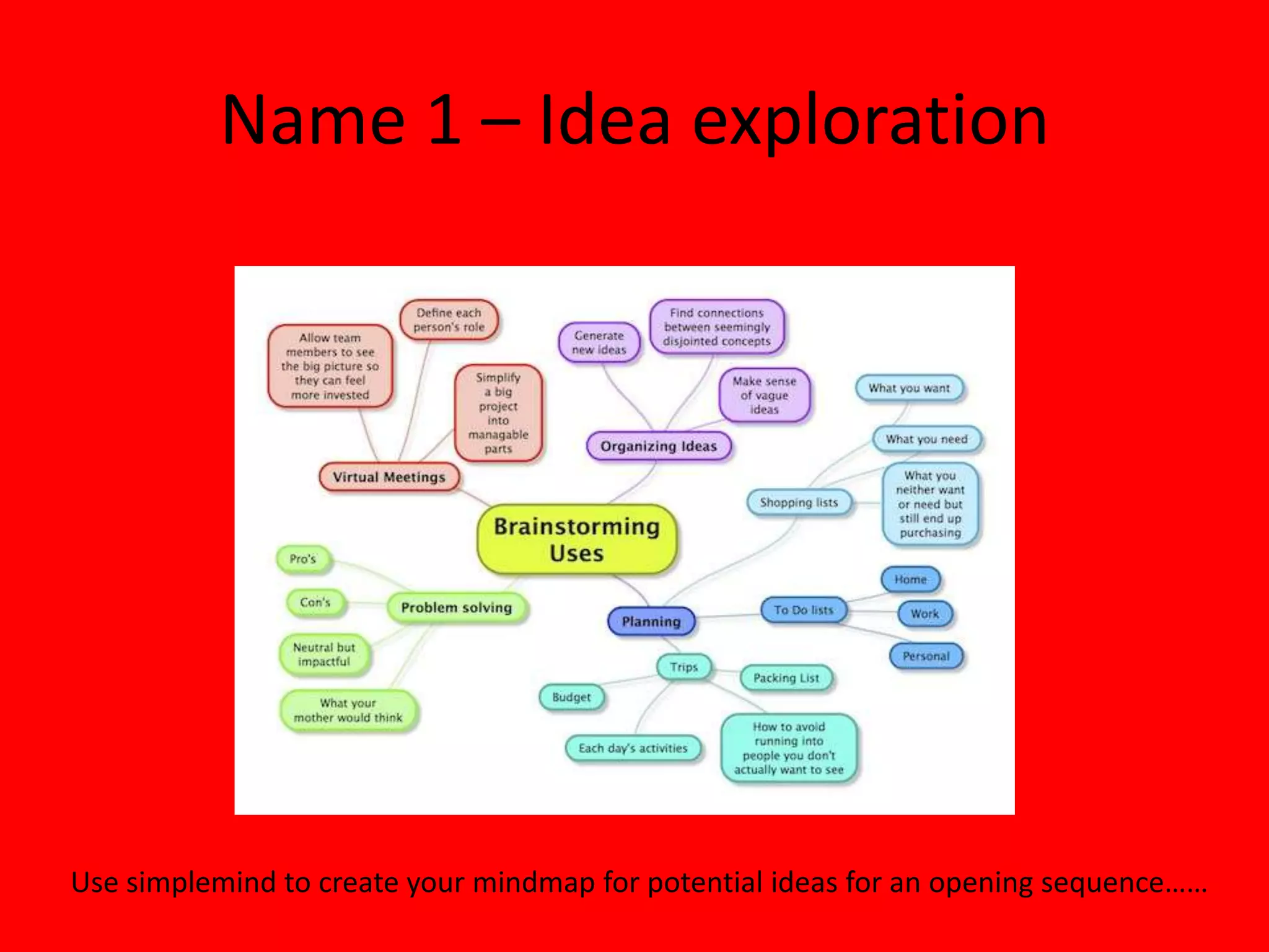 Assign 18 idea exploration | PPT