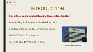 HSBC Case Study IIM Lucknow Marketing Intern | PPTX