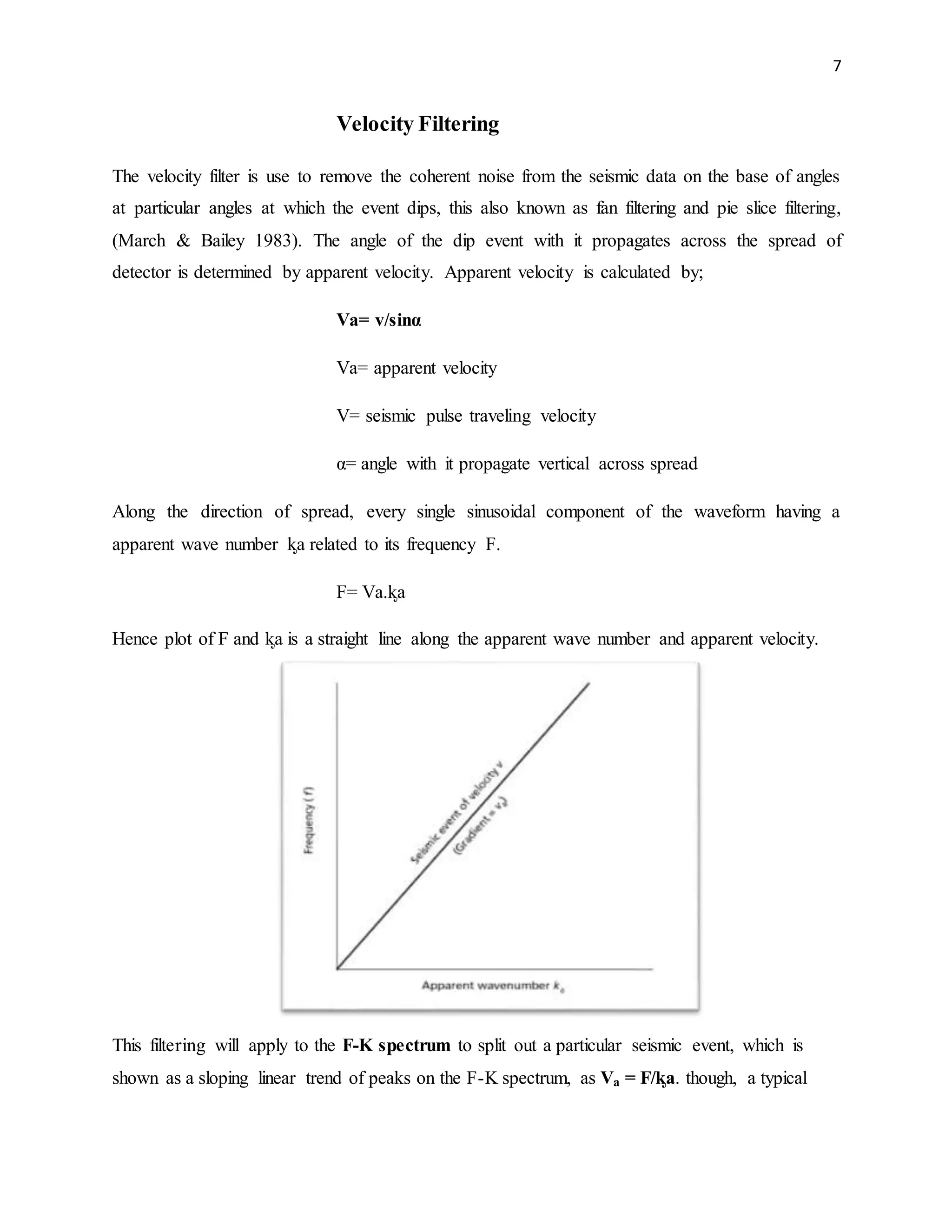 Filtering in seismic data processing? How filtering help to suppress ...