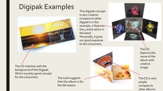 Assign 5 digipak research | PPT