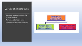 Assignable causes with examples and a case study | PPTX