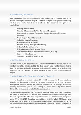 Attributes of a project-Sri Lankan case study | PDF