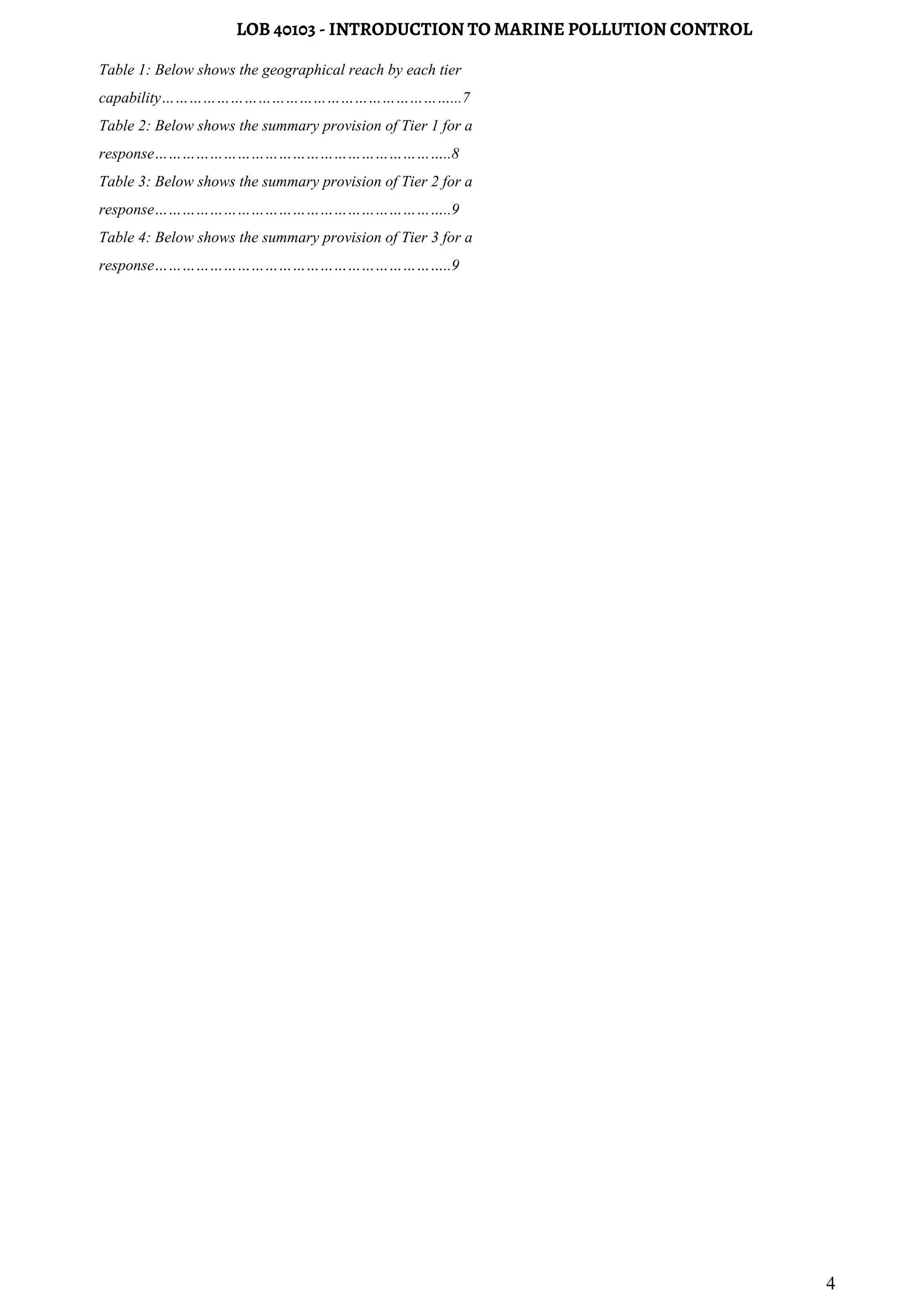 National Contingency Plan fro Combating Oil Spill From Ship | PDF