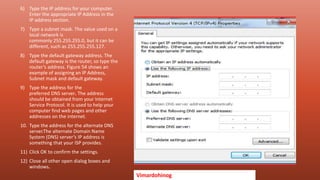Assigning a static ip address | PPTX