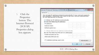 Assigning a static IP Address | PPTX