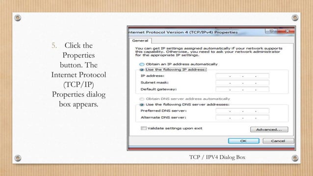 Assigning a static IP Address | PPT | Free Download Assigning a static IP Address | PPT | Free Download