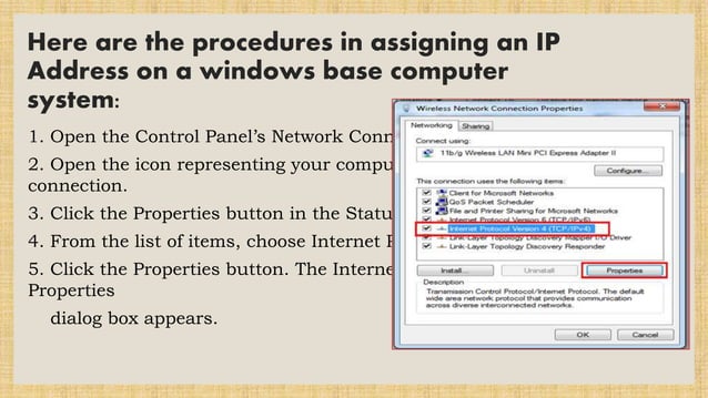 Assigning a static ip address (e l jb) | PPT
