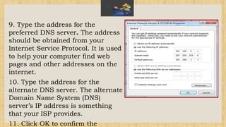 Assigning a static ip address (e l jb) | PPTX | Computer Networking ...