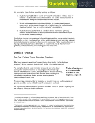 Assigning Inquiry How Handouts For Research Assignments Guide Today S ...
