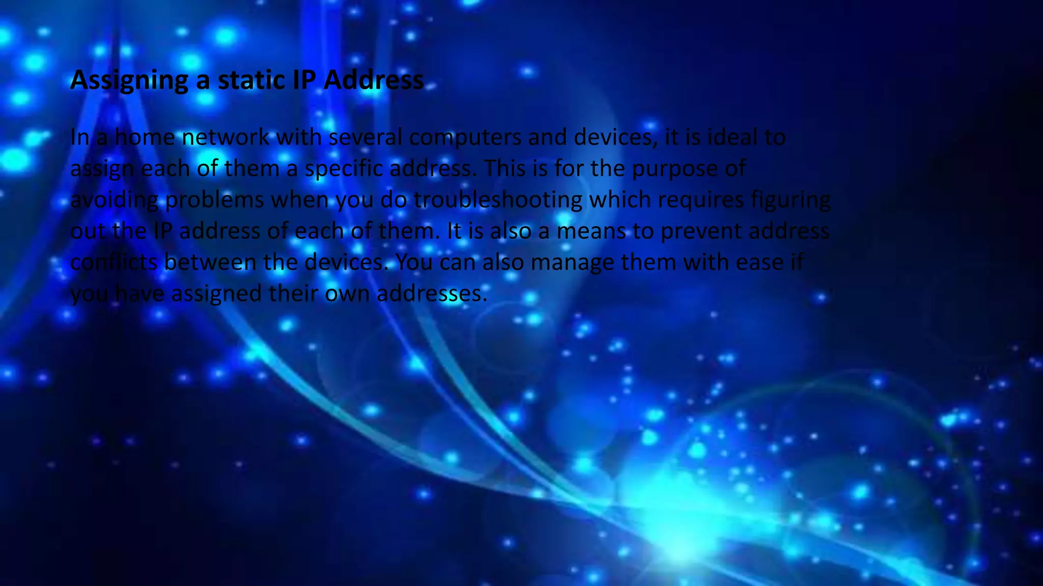 Assigning Ip Address Pptx Computer Networking Computing