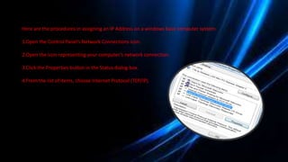 Assigning ip address | PPTX