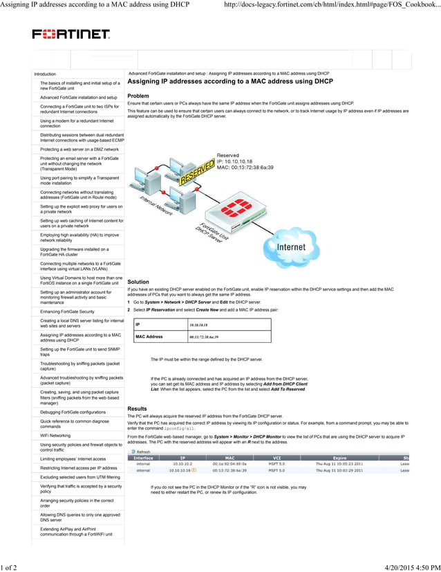 Assigning ip addresses | PDF