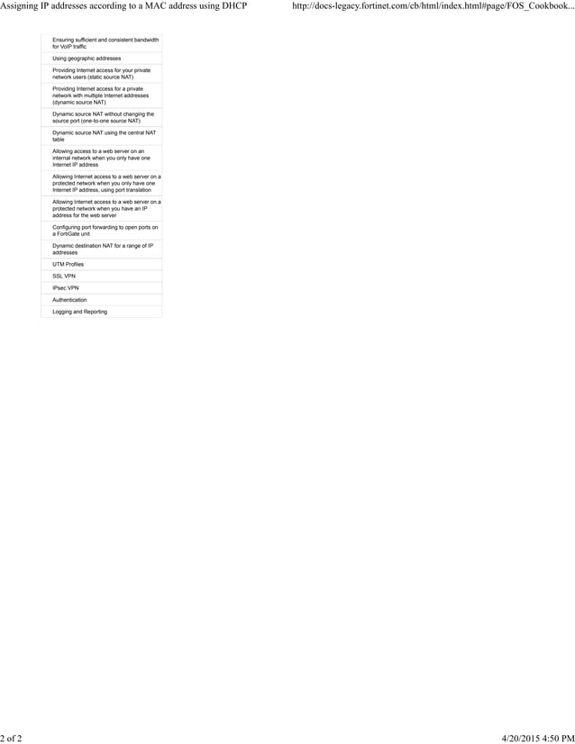 Assigning ip addresses | PDF