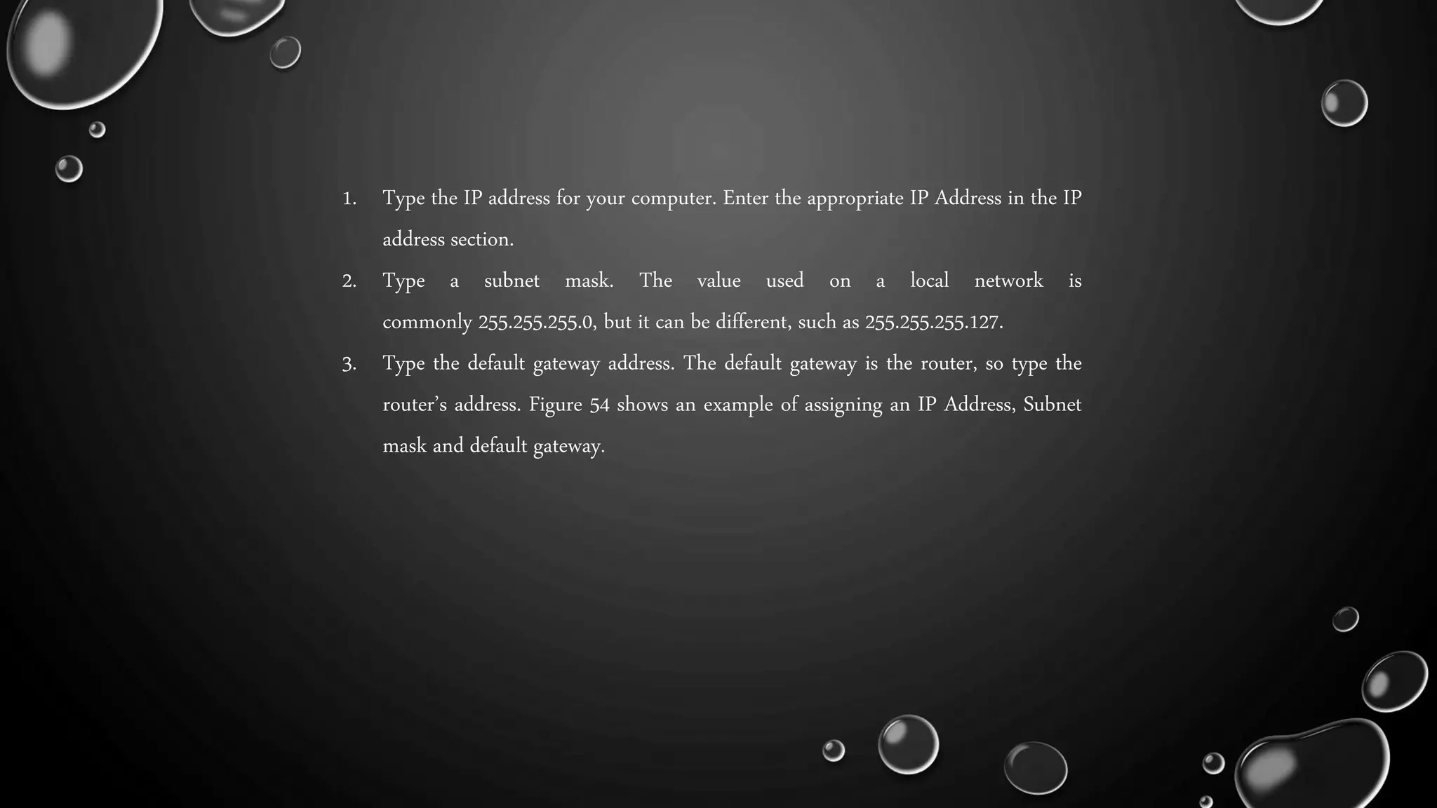 Assigning ip adress | PPTX