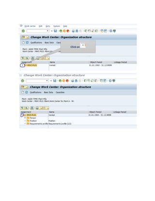 Assigning the personal numbers in the maintenance work centers | DOCX