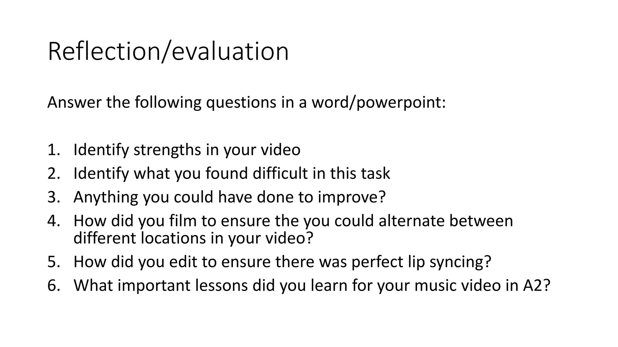 Assign 4: lip syncing task | PPT