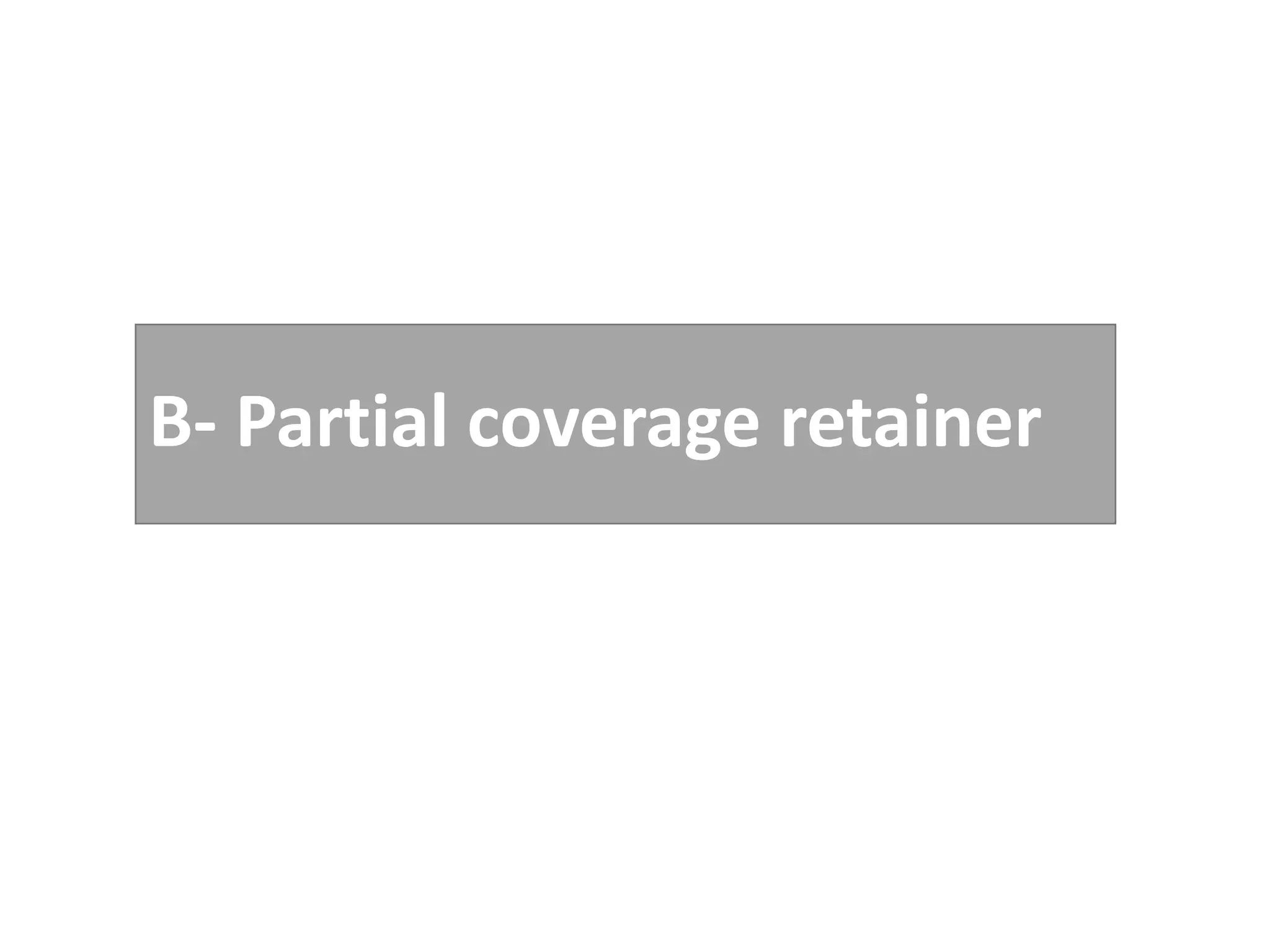 Retainer in FPD | PPTX