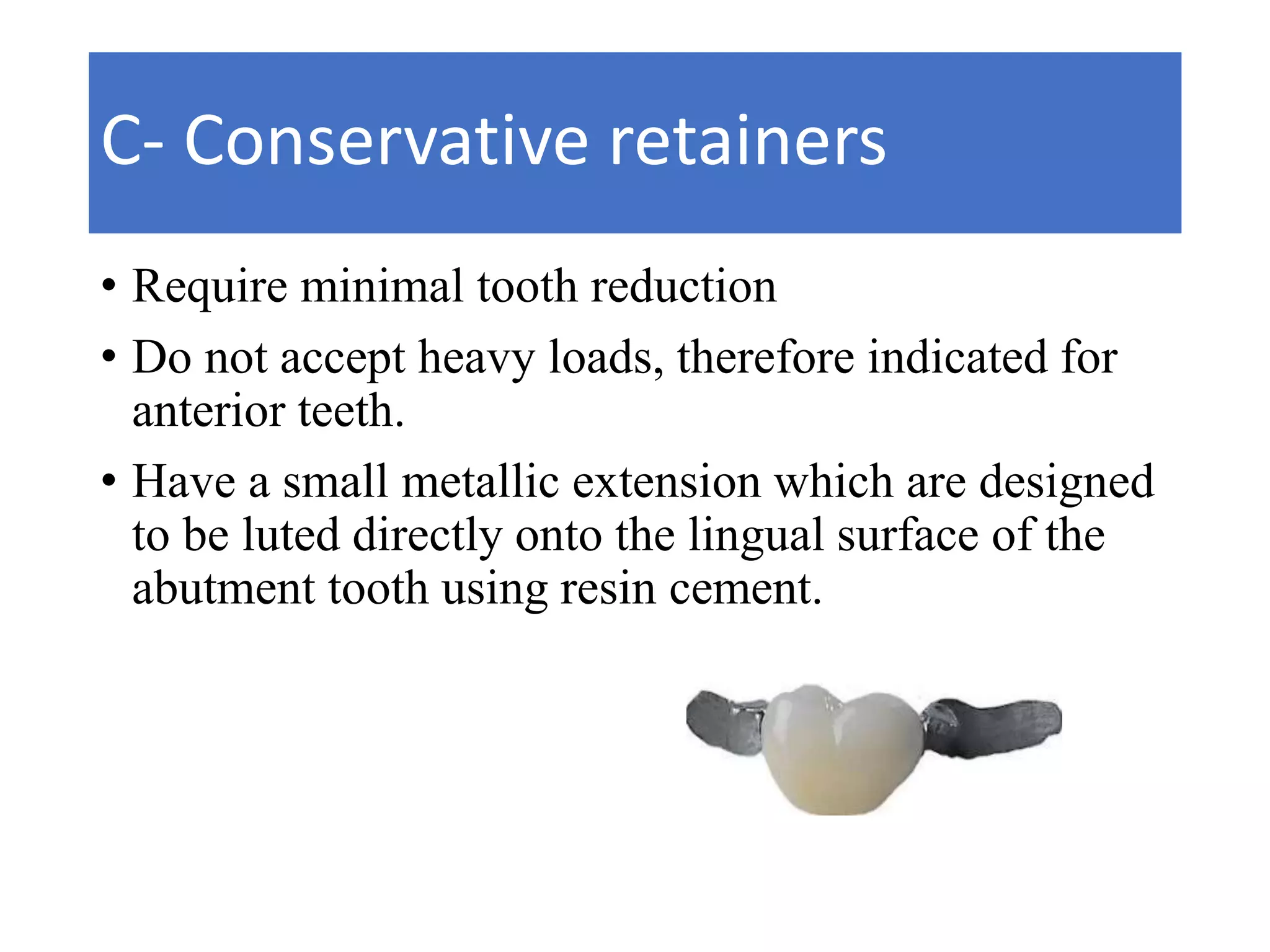Retainer in FPD | PPTX