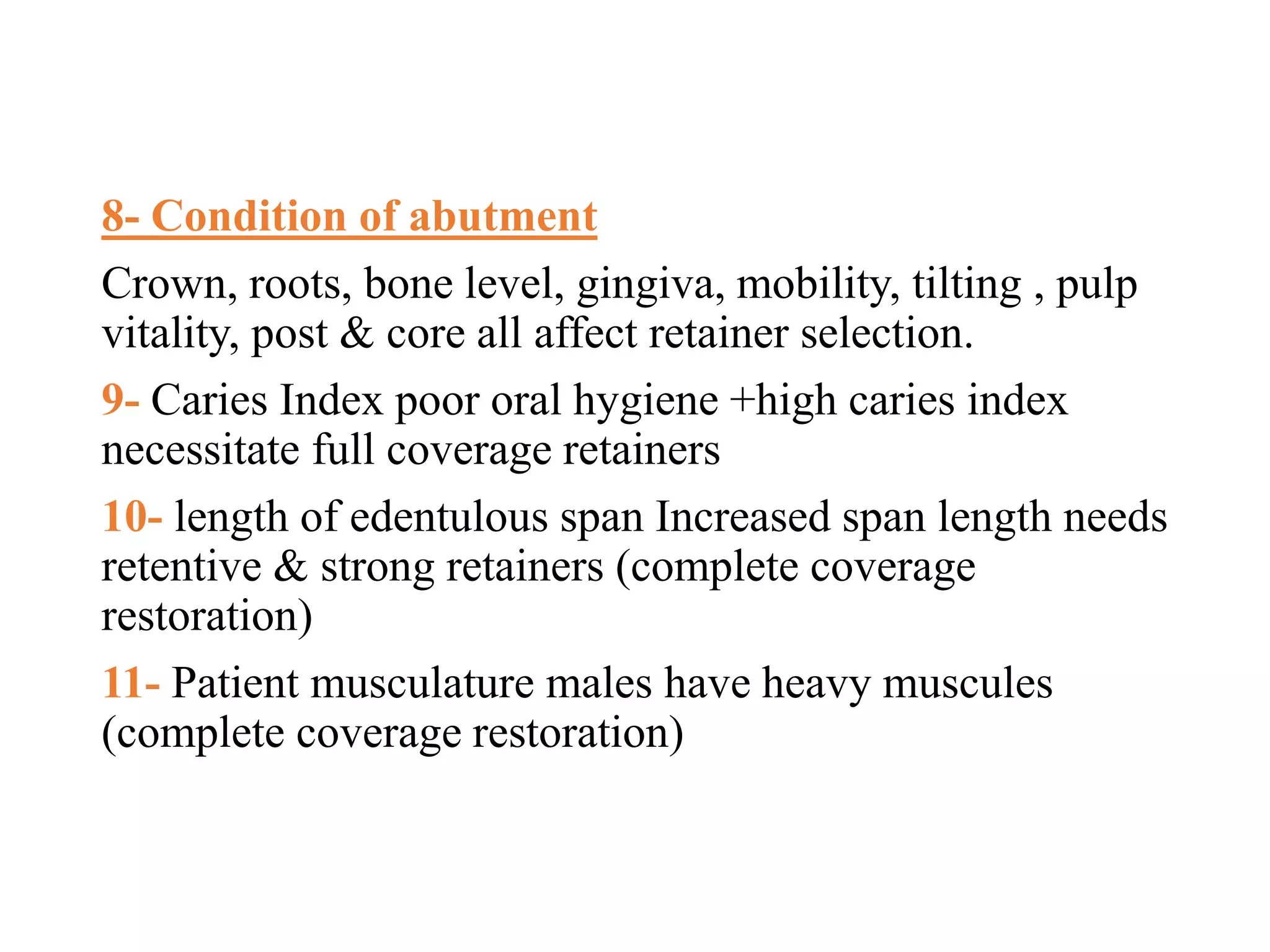 Retainer in FPD | PPTX