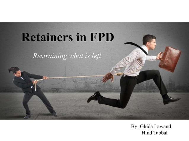 Retainer in FPD | PPTX | Oral care | Personal Care