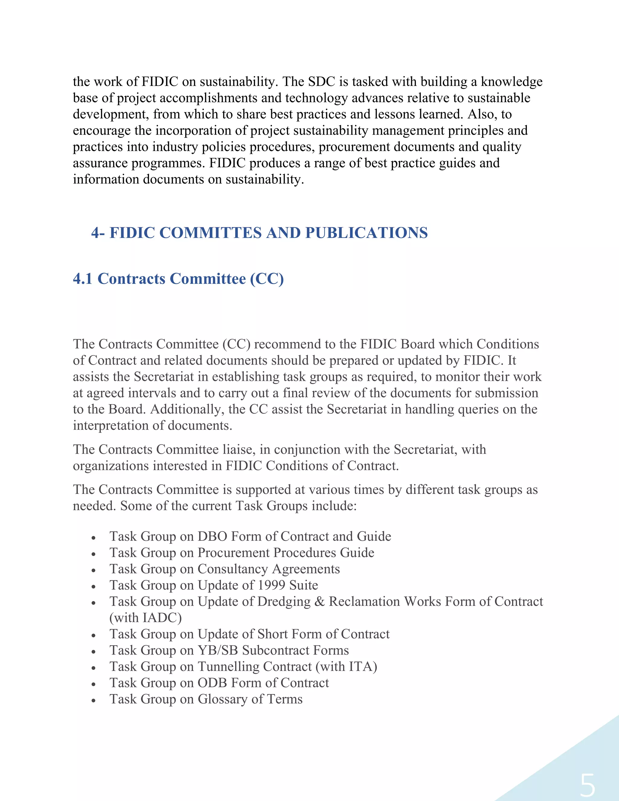 fidic history and publications | PDF